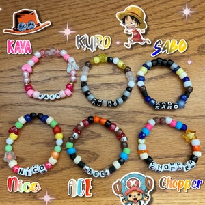 One Piece Inspired Friendship Bracelets - Etsy