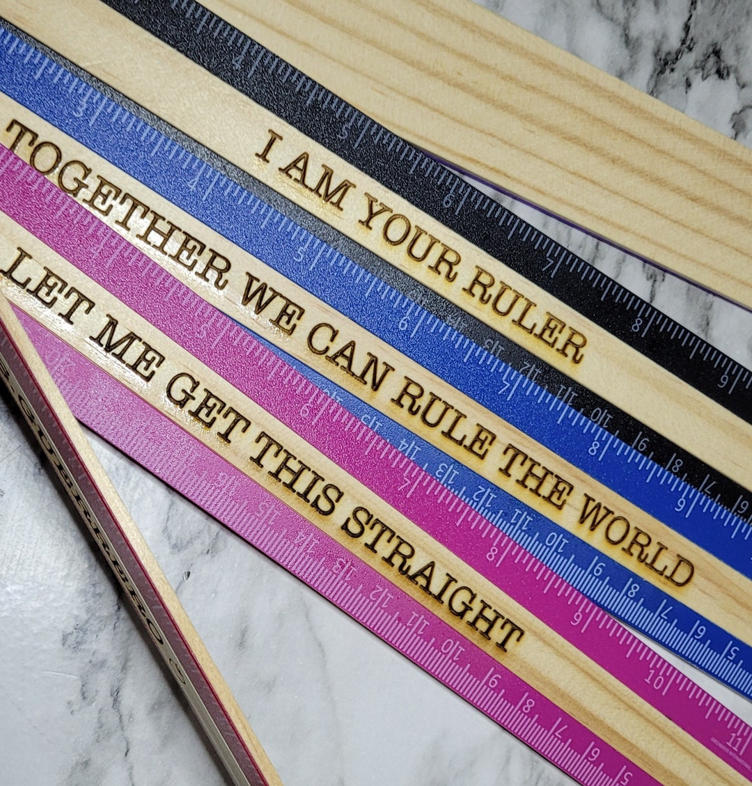 Custom Engraved Ruler | Personalized Ruler | Ruler for Kids | Back to ...