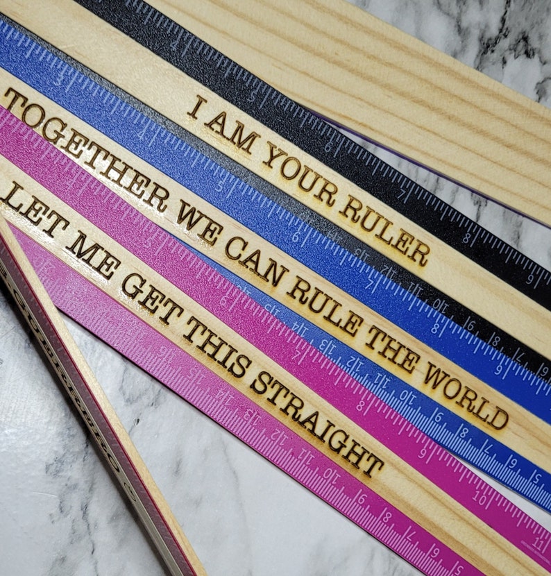 Custom Engraved Ruler | Personalized Ruler | Ruler for Kids | Back to ...