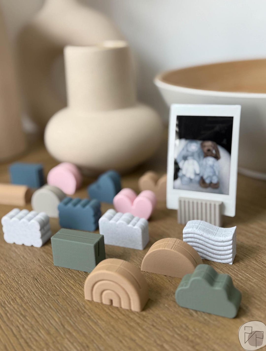Instax Photo Stand, Polaroid Display Holder, Cute Patterned Stand ...