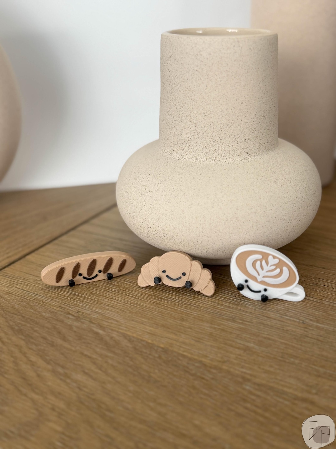 Croissant, Baguette, and Latte Magnet Set, Cute French-inspired Kitchen ...