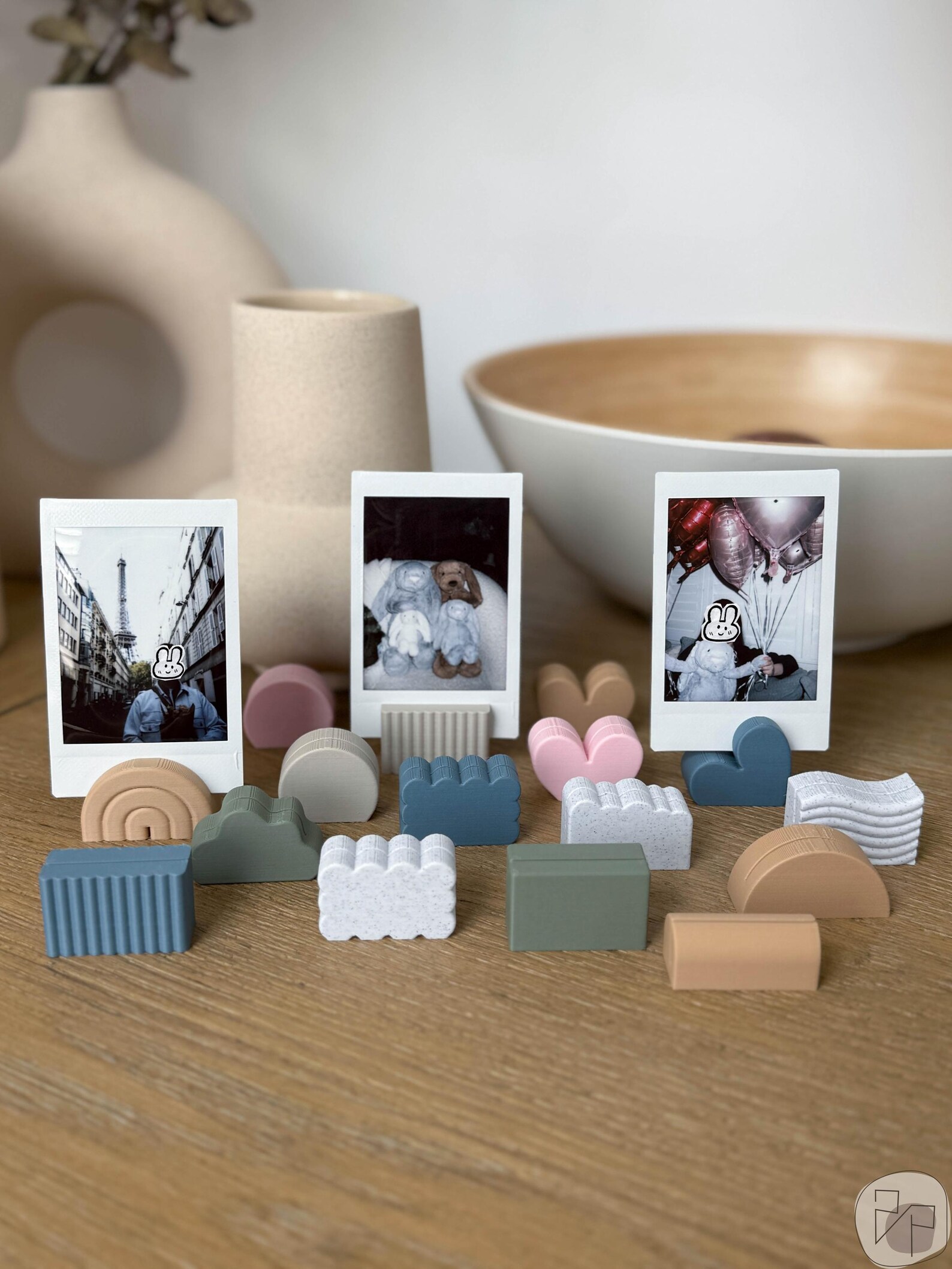 Instax Photo Stand, Polaroid Display Holder, Cute Patterned Stand ...