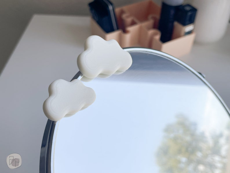 3D Printed Cloud Magnets Pack of 2 Cute Fridge Magnets - Etsy