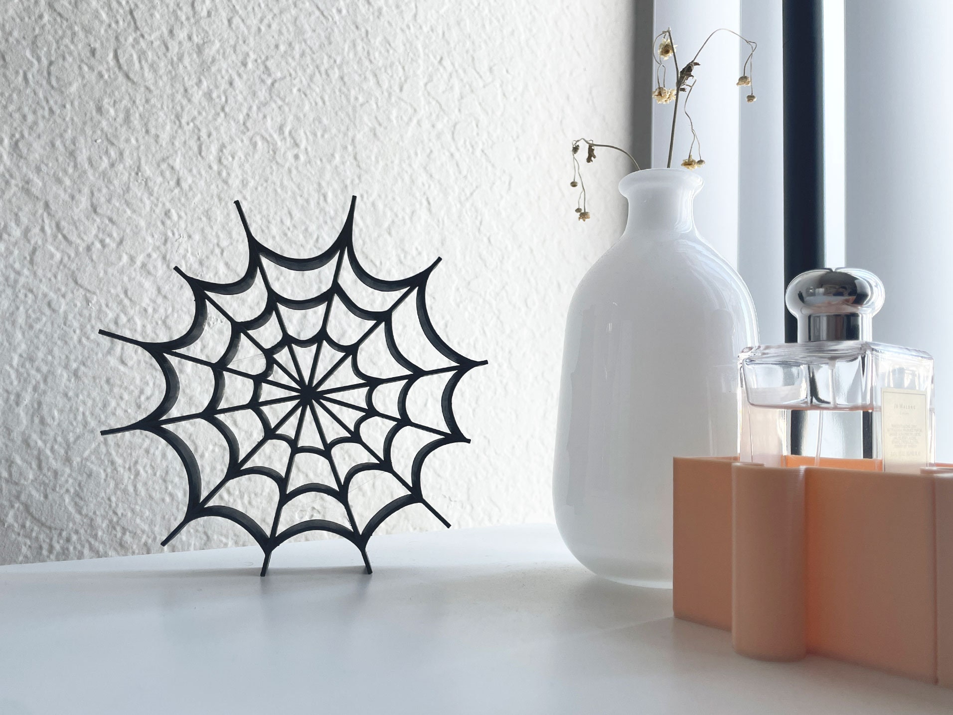 Halloween Spider Web Line Art Decor, Halloween Doorway Decor Art ...