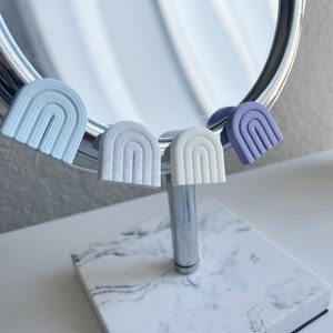 4 Pack 3D Printed Rainbow Magnets , Small Fridge Magnets, Minimalist ...