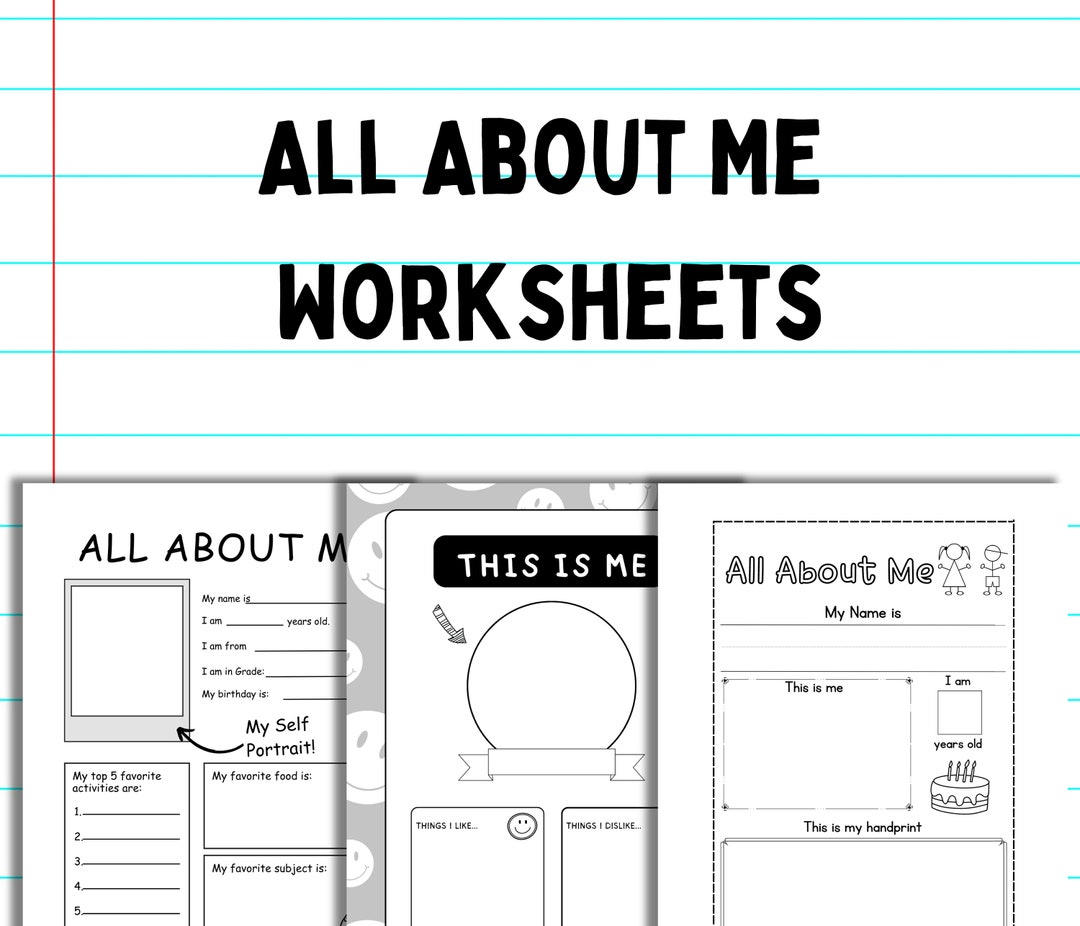 All About Me Teacher Worksheets | Printable Worksheets | Worksheets for ...