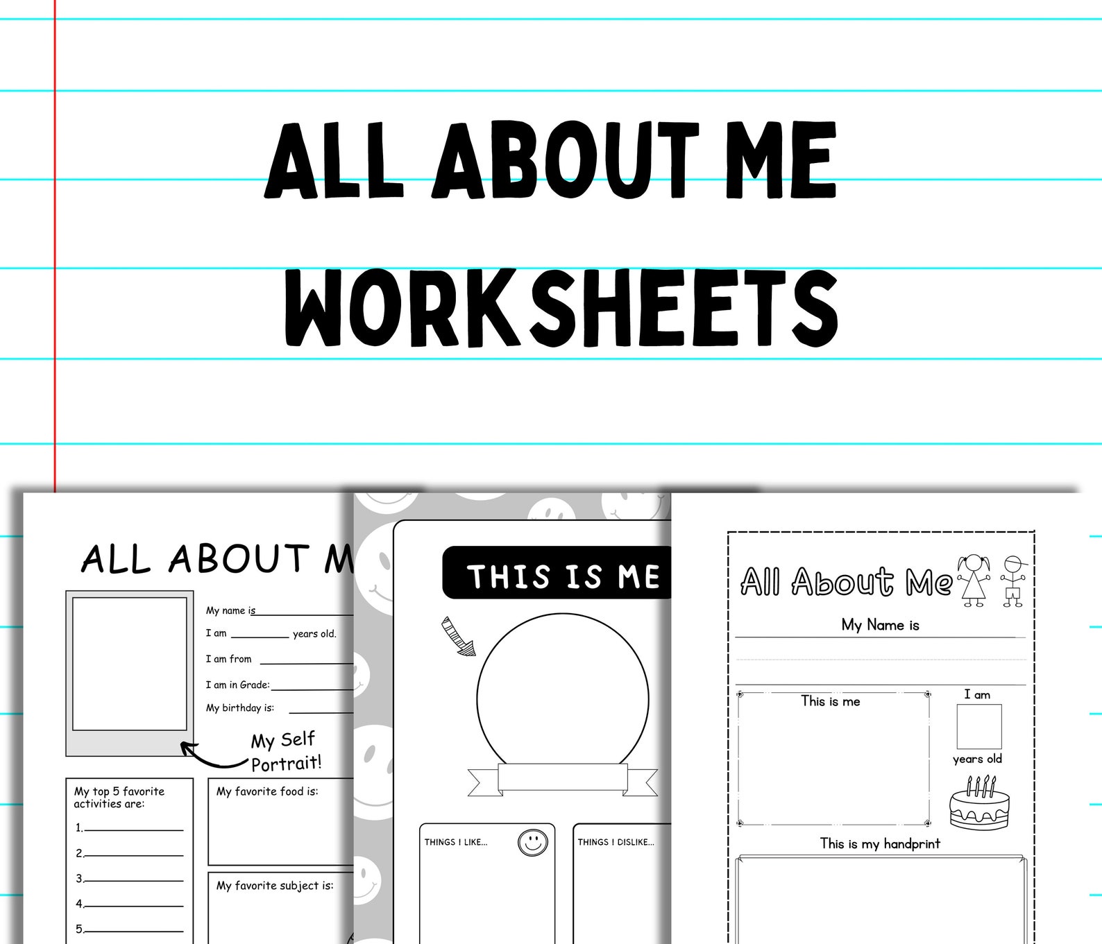 All About Me Teacher Worksheets | Printable Worksheets | Worksheets for ...