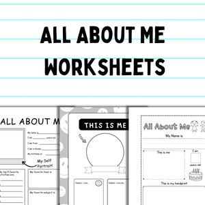 All About Me Teacher Worksheets | Printable Worksheets | Worksheets for ...