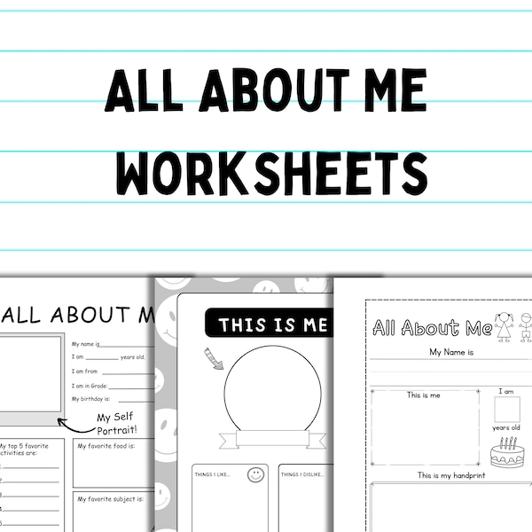 All About Me Teacher Worksheets Printable Worksheets Worksheets for ...
