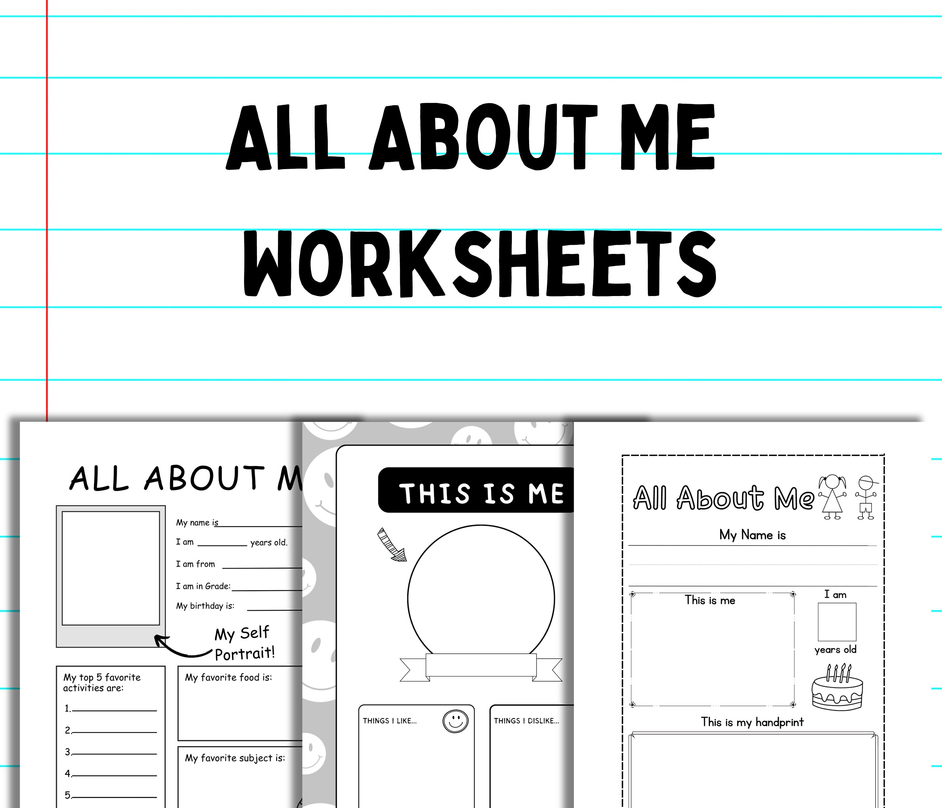 All About Me Teacher Worksheets | Printable Worksheets | Worksheets for ...