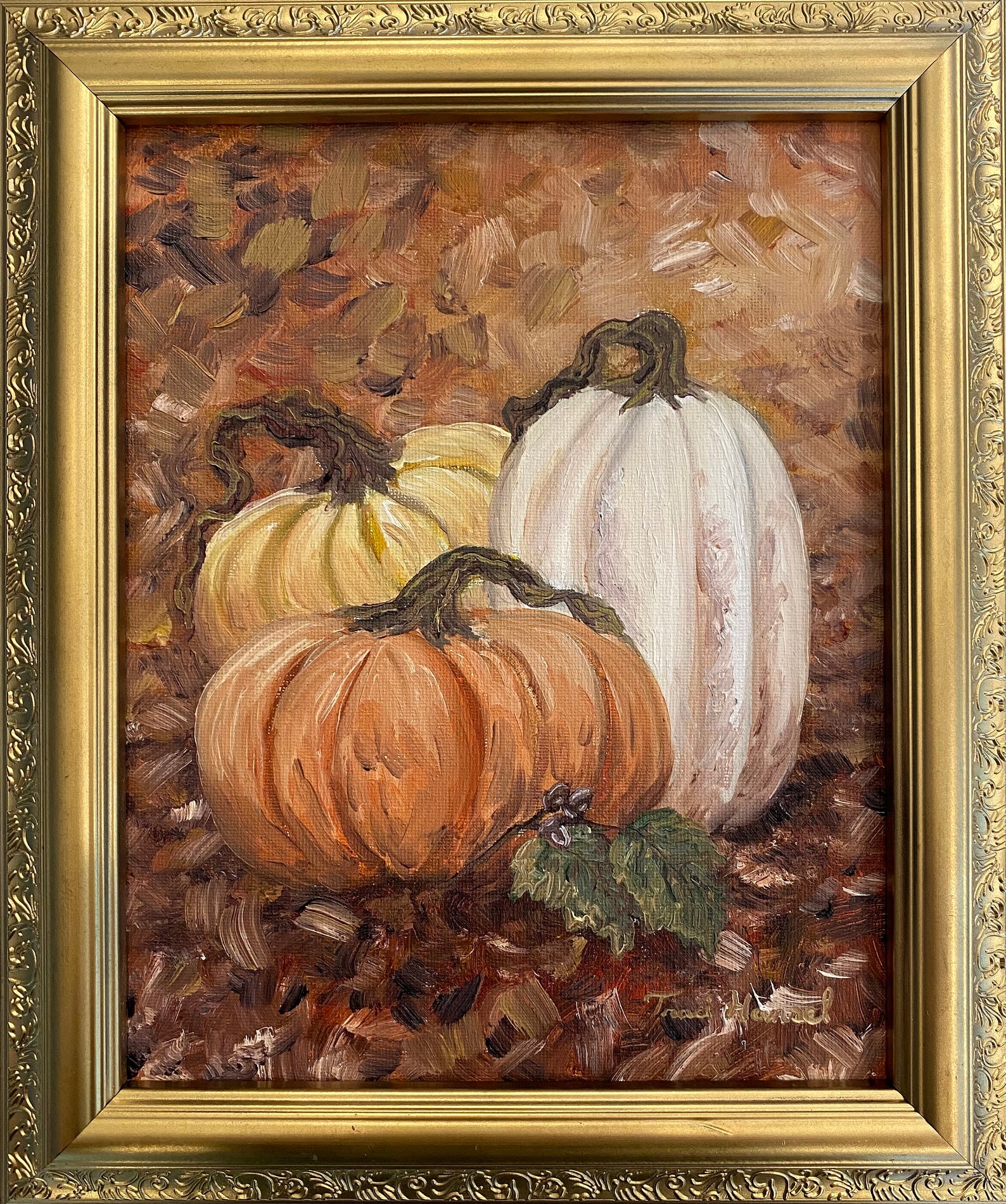 Pumpkins, Fall Art, Pumpkin Painting, Wall Decor, Fall Wall Decor,art ...