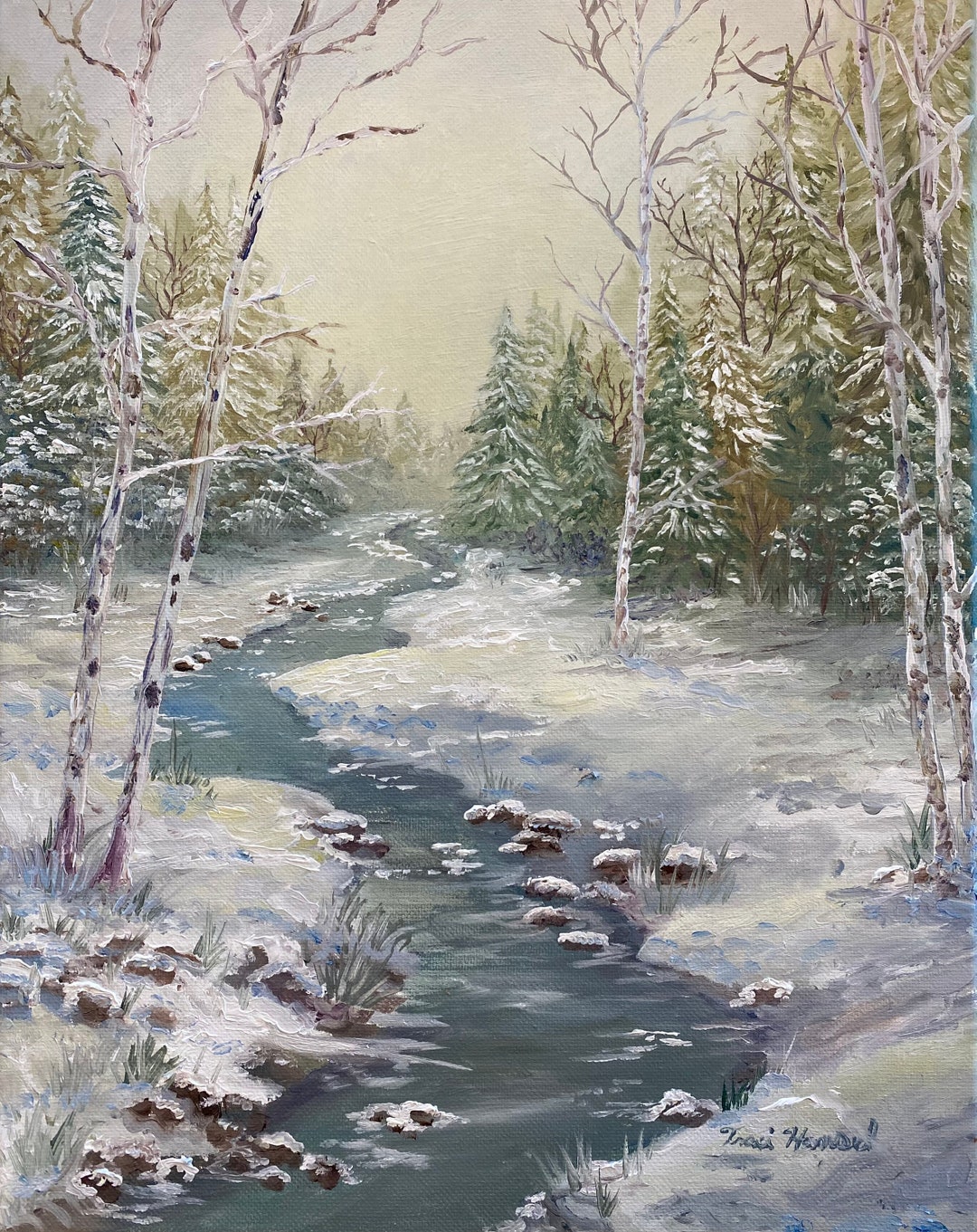 Winters Morning, Winter Decor, Snowy Pictures, Winter Art, Snow Art - Etsy