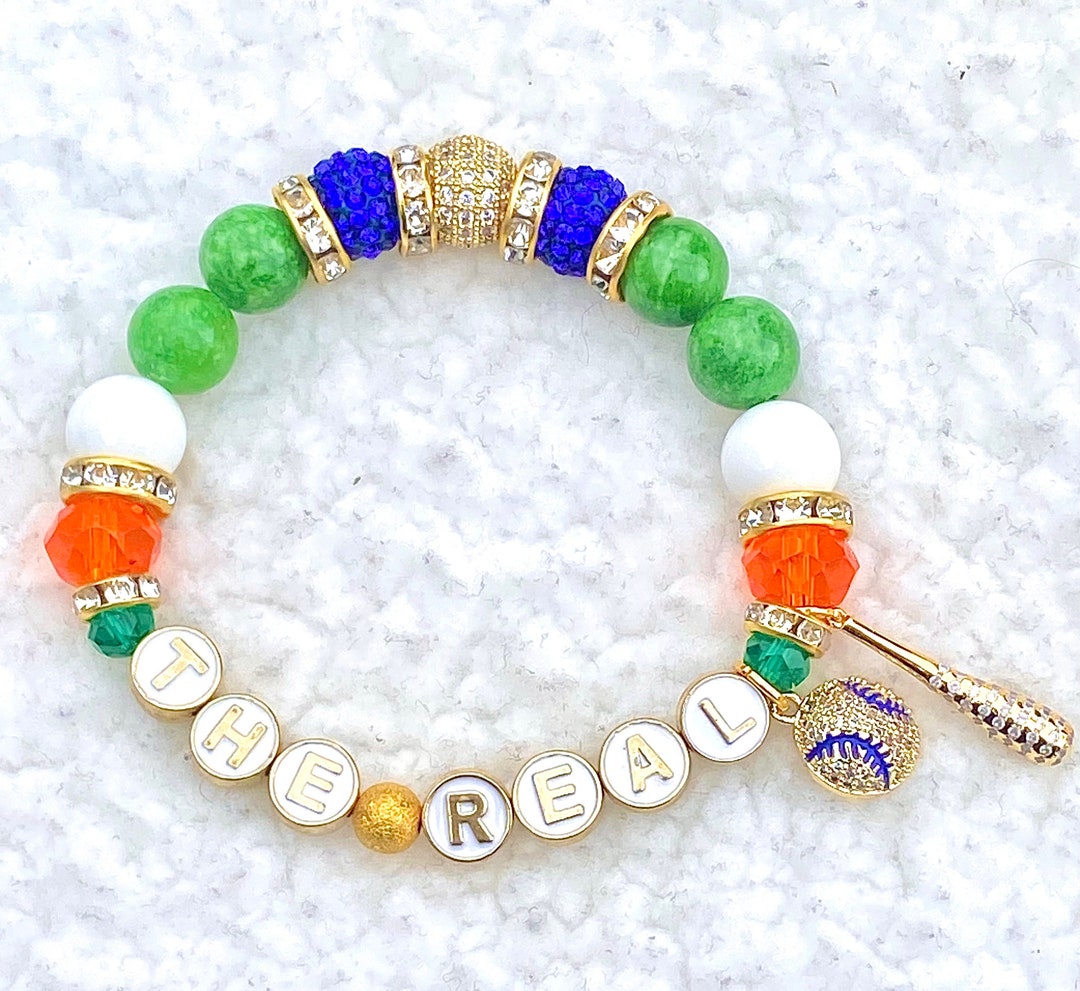 ATEEZ the Real: "baseball Unit" Genuine Jade & Tridacna Shell Beaded ...