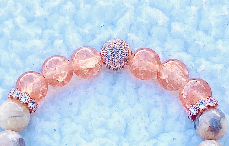 STRAY KIDS Han Genuine Sunstone Beaded Bracelet - Etsy