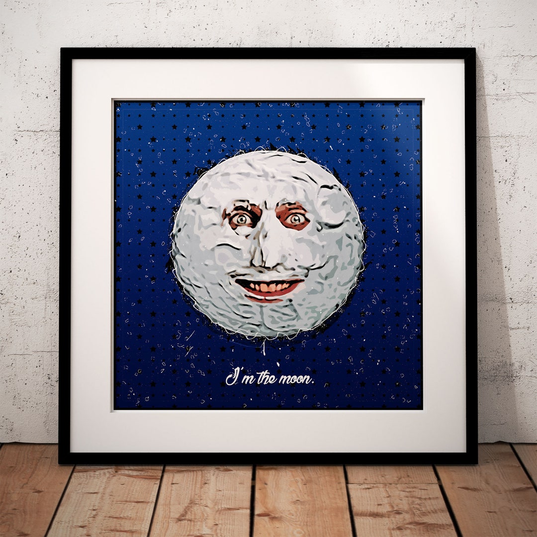The Mighty Boosh, the Moon, Art Print, Old Gregg, Noel Fielding, the ...