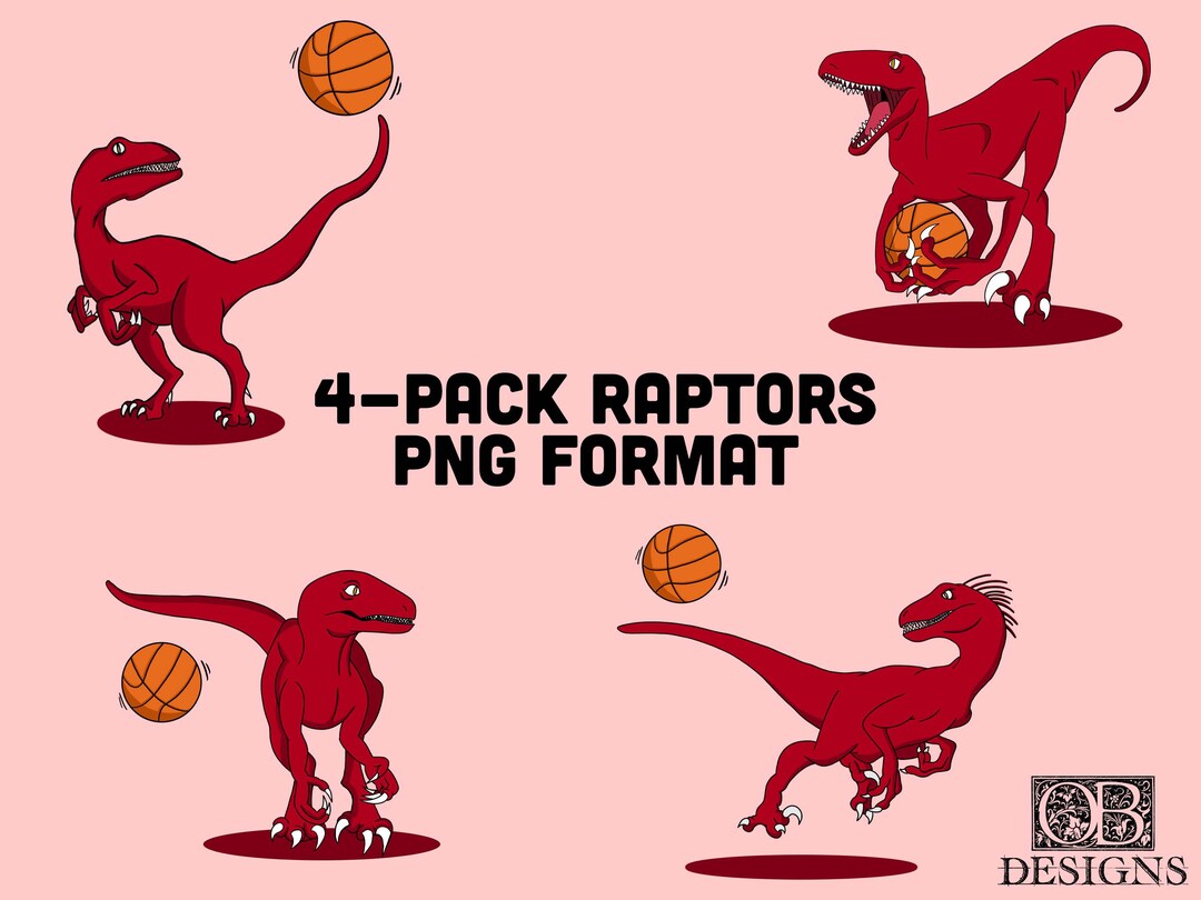 Dinosaur, Velociraptor Playing Basketball, Sports, Clipart, Hand Drawn ...