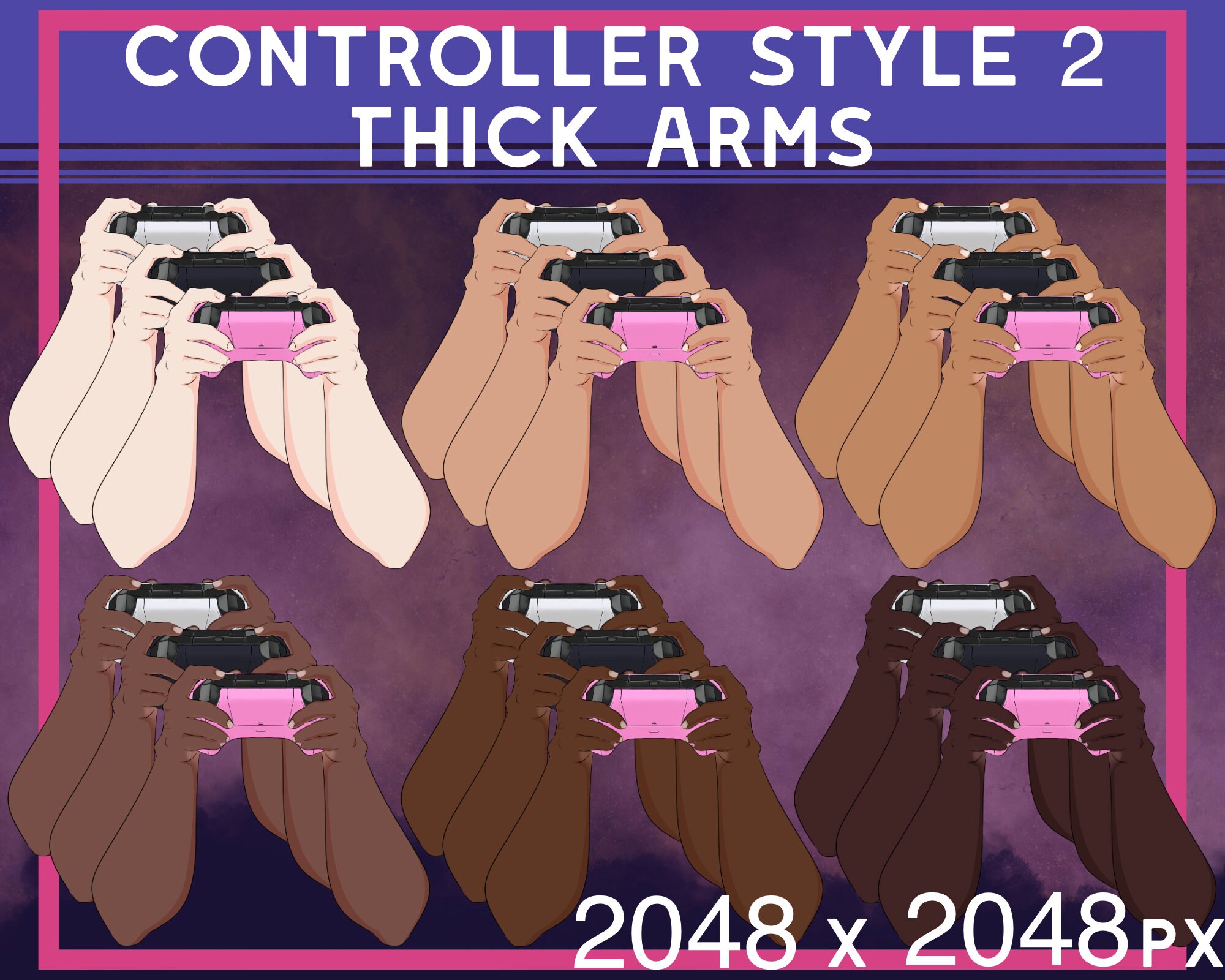 Vtuber Gaming Controller, Vtuber Hands, Vtuber Arms, Vtuber Gaming ...