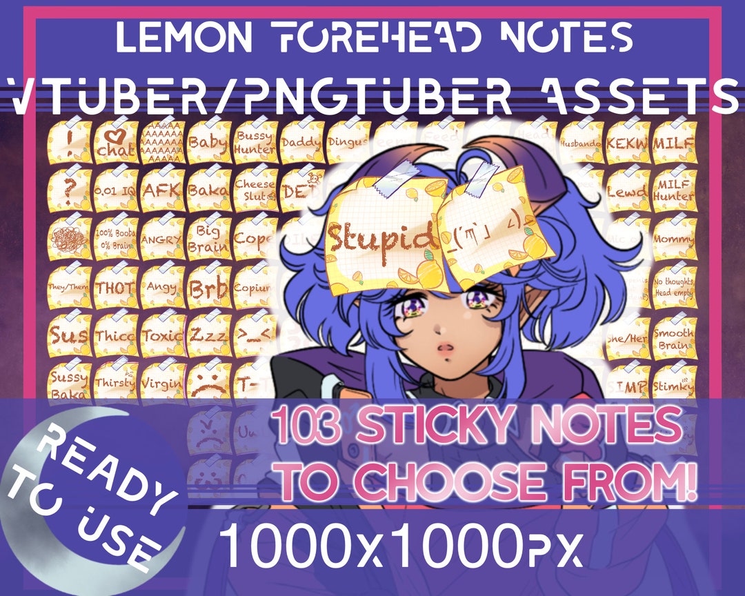 Vtuber Asset for Twitch Channel Points Redeem, Pngtuber Asset for ...