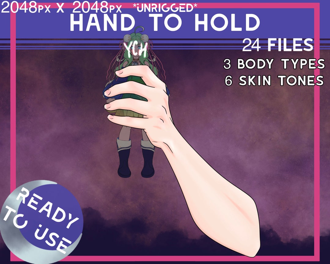 Vtuber Hand, Vtuber Hands, Vtuber Arms, Vtuber Hand Holdin Asset ...