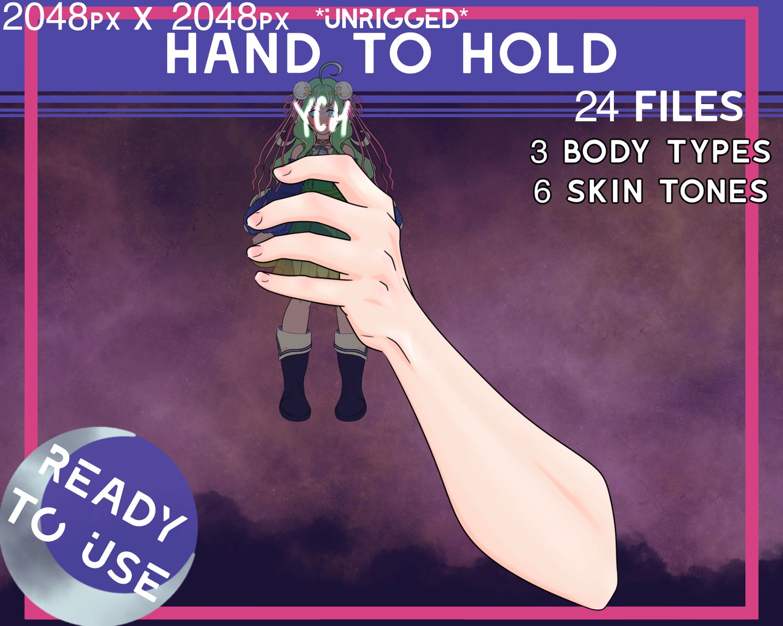 Vtuber Hand, Vtuber Hands, Vtuber Arms, Vtuber Hand Holdin Asset ...
