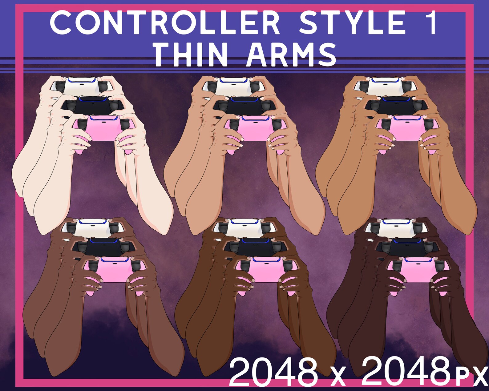 Vtuber Gaming Controller, Vtuber Hands, Vtuber Arms, Vtuber Gaming ...