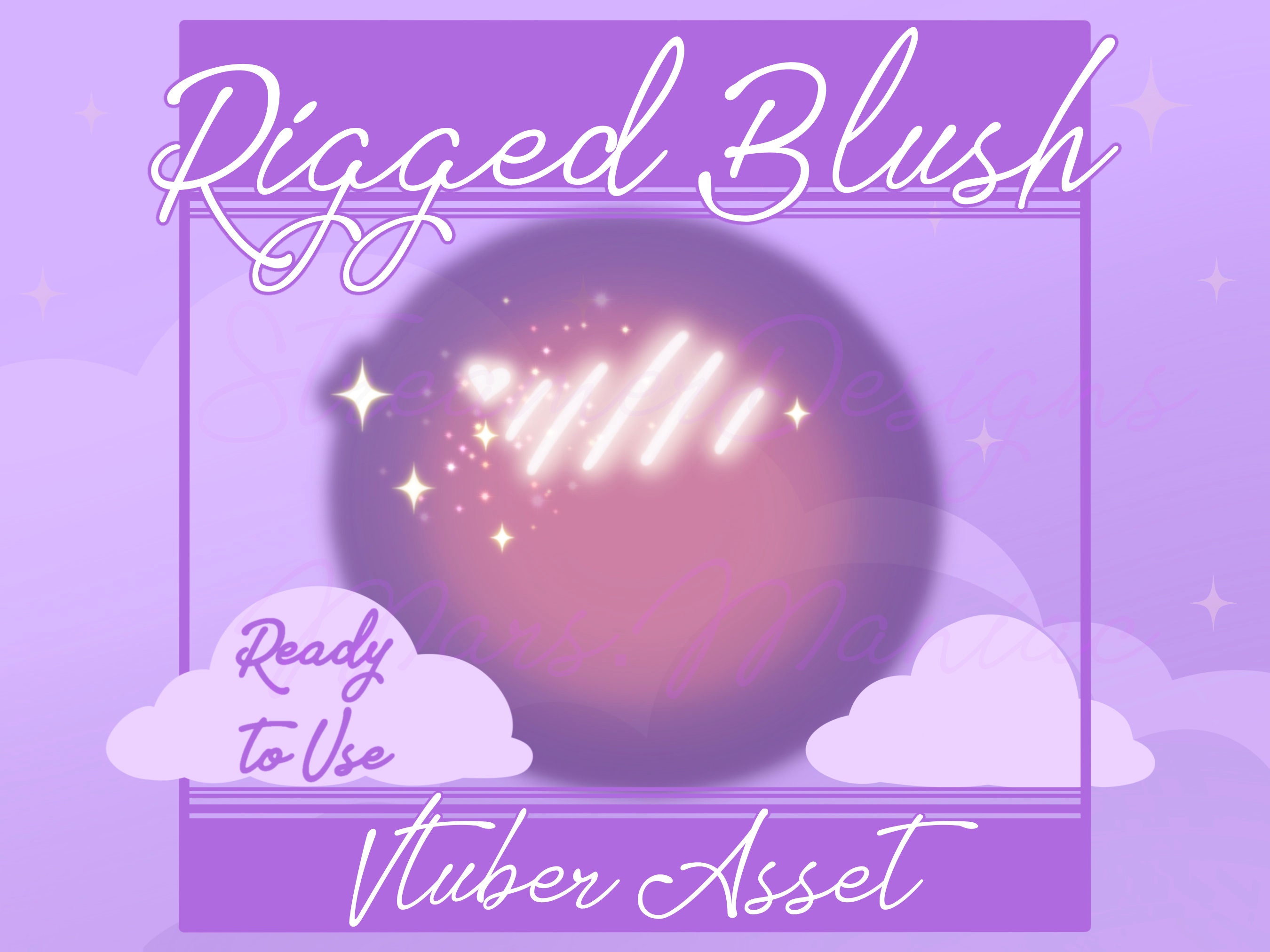 RIGGED Vtuber Asset, Vtuber Heart Blush, Vtuber Makeup, Vtuber Blush ...