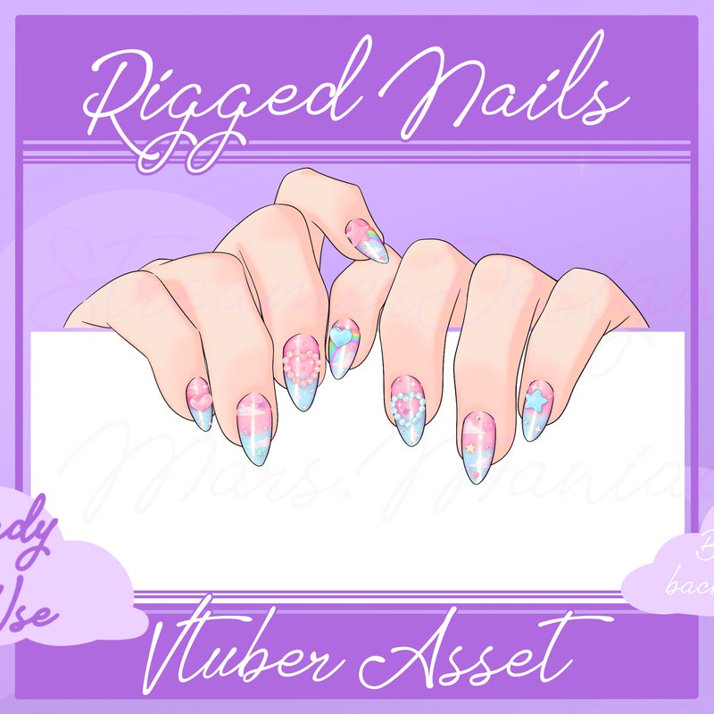 Vtuber Hand Asset - Etsy