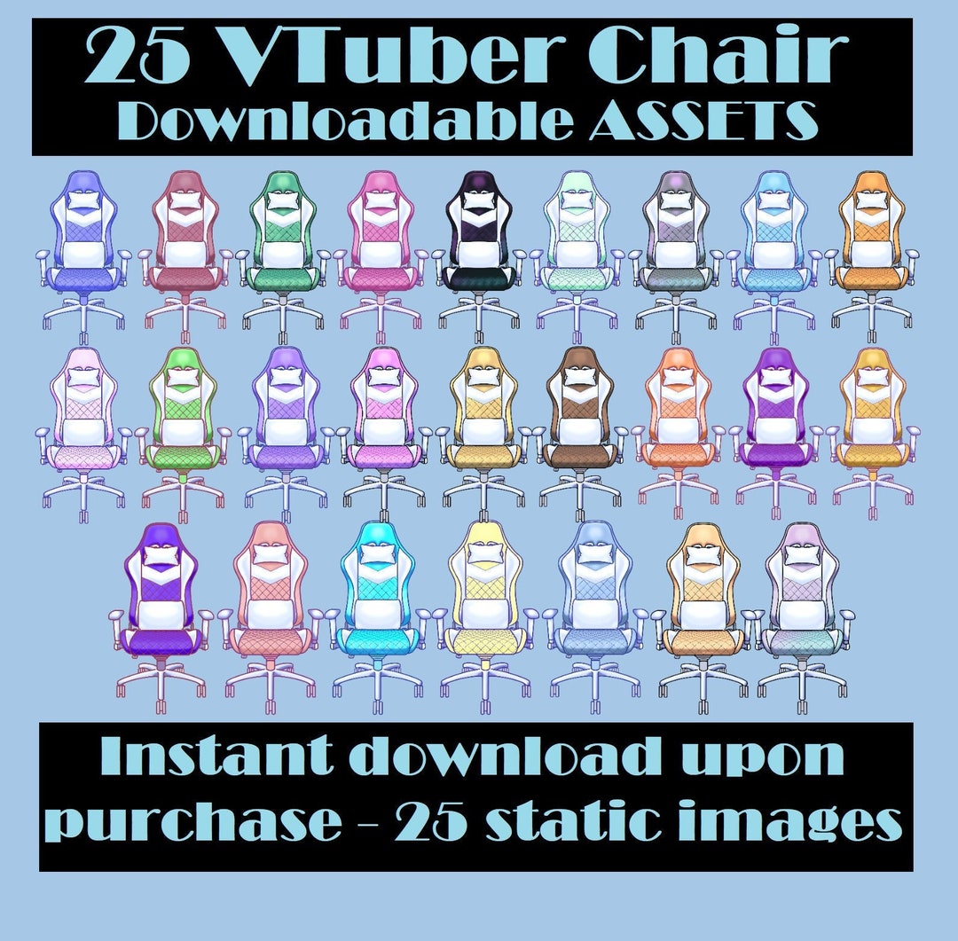 Vtuber Asset Pngtuber Racing Chair for Vtuber Model Backgrounds ...