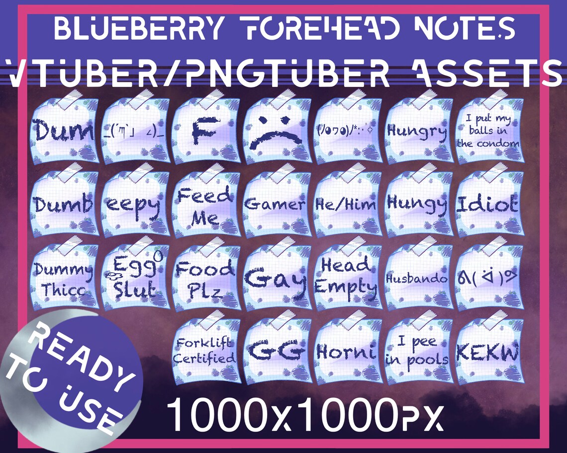 Vtuber Asset for Twitch Channel Points Redeem, Pngtuber Asset for ...