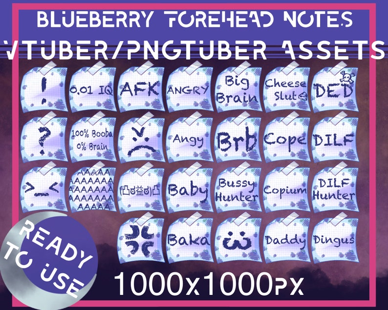 Vtuber Asset for Twitch Channel Points Redeem, Pngtuber Asset for ...
