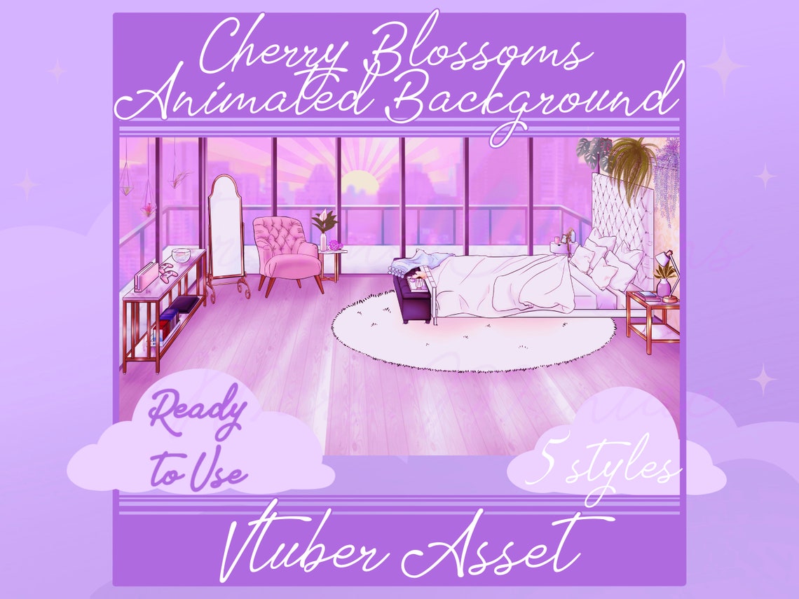 Vtuber Overlay, Vtuber Asset, Vtuber Room, Vtuber Environment, Vtuber ...