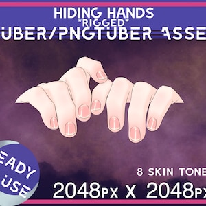 Vtuber Hands on Edge, Vtuber Asset, Vtuber Accessory, Vtuber Hand ...