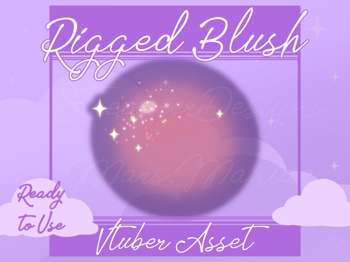 RIGGED Vtuber Asset, Vtuber Blush, Vtuber Makeup, Vtuber Blush Asset ...