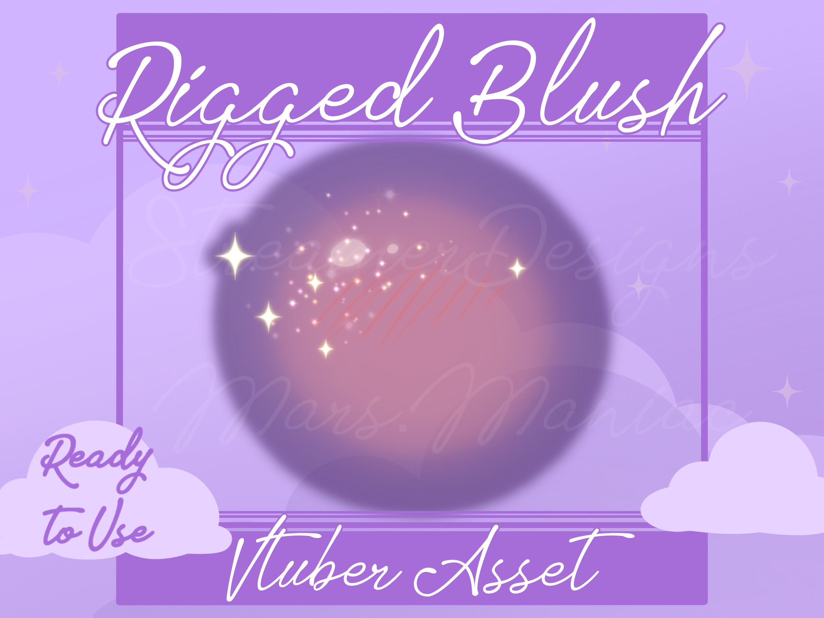 RIGGED Vtuber Asset, Vtuber Blush, Vtuber Makeup, Vtuber Blush Asset ...