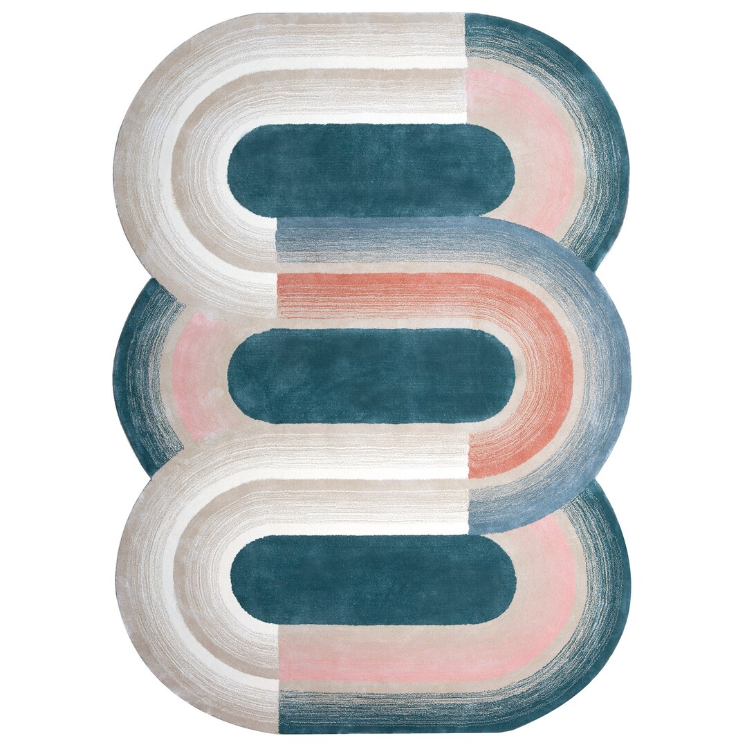 Alfa Rich Shaped Bespoke Tufted Area Rugs for Living Room Bedroom ...