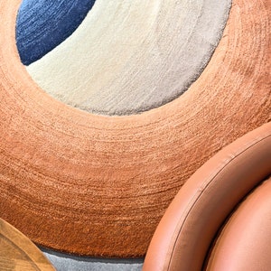 Alfa Rich Circle Bespoke Tufted Area Rugs for Bedroom Living Room ...