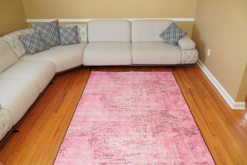 Abstract Pink Rug Rugs for Living Room Rugs for Bedroom - Etsy