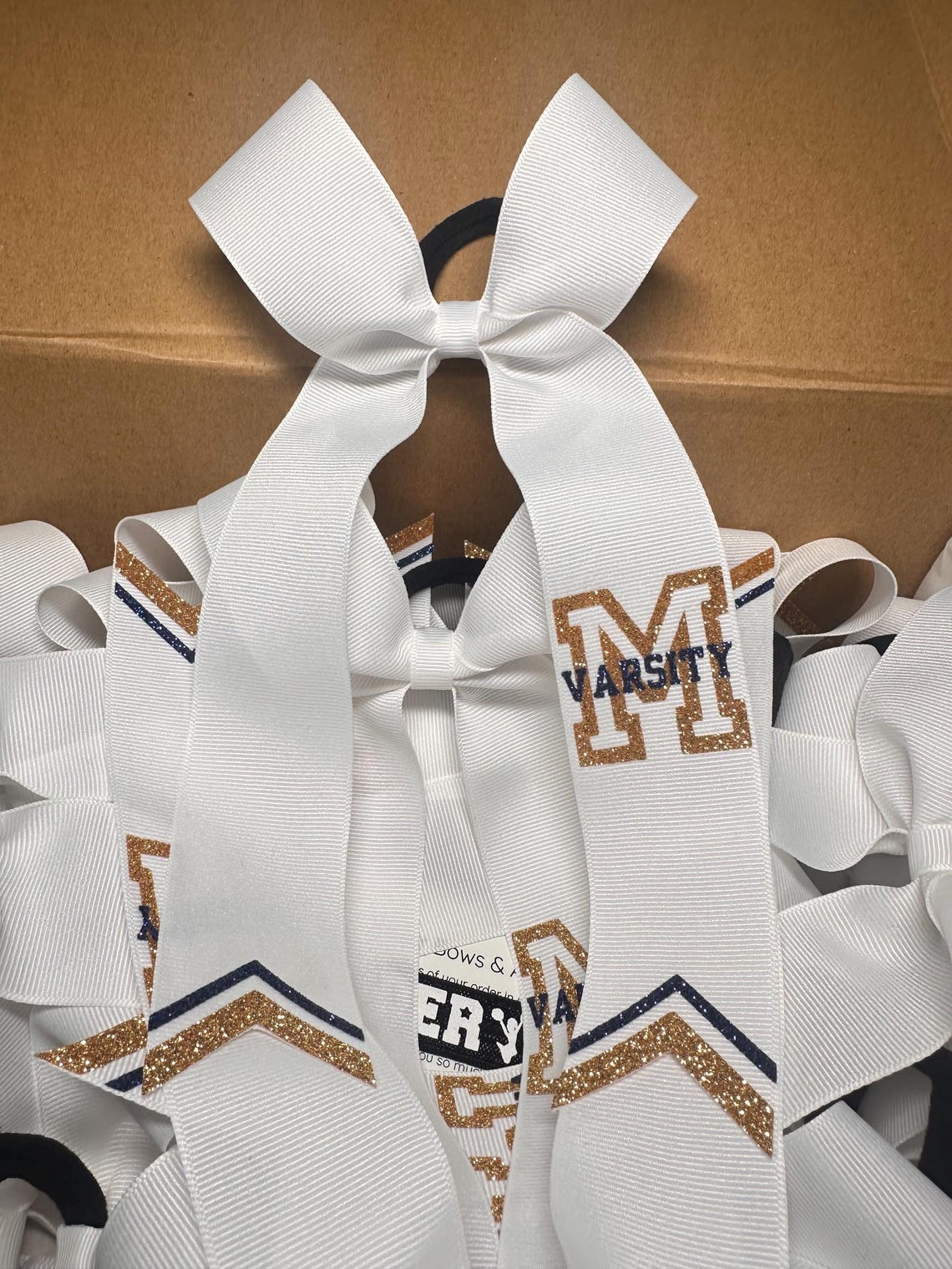 Lettering in Cheer- Cheer Bow (collegiate Style) - Etsy