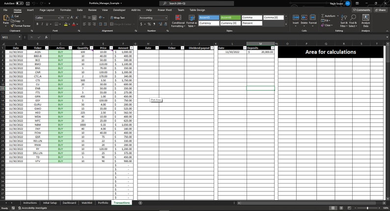 NEW AND IMPROVED Stock Portfolio Tracker, Portfolio Management ...