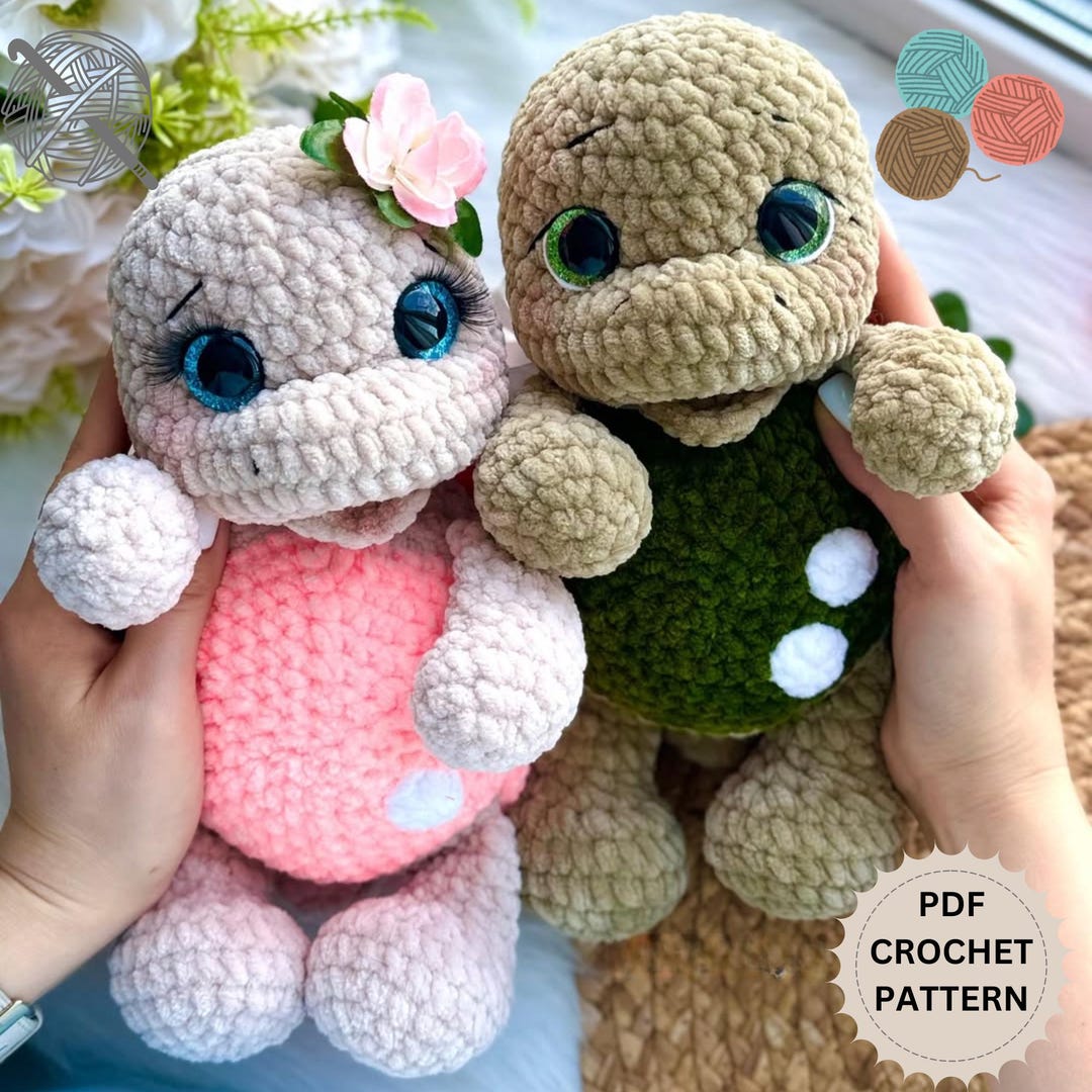 Turtle Crochet Pattern ,crochet Turtle Amigurumi Pattern, Turtle ...