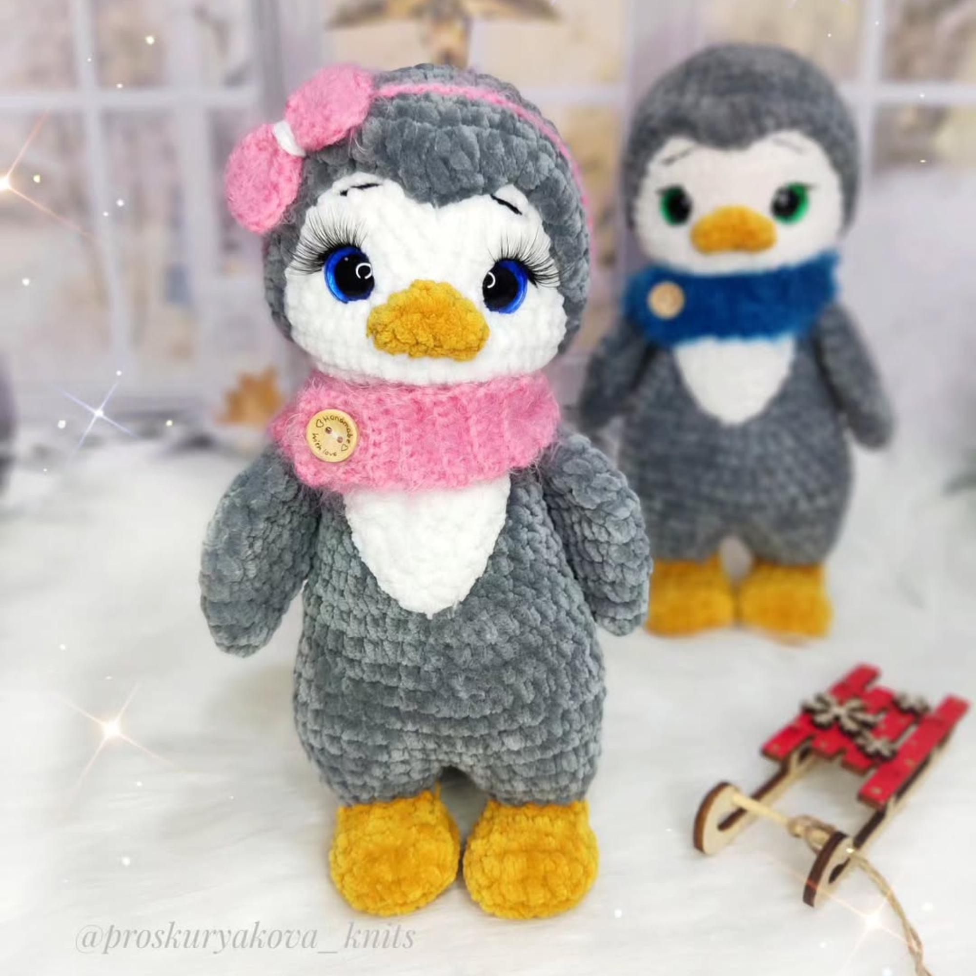 Penguin Crochet Pattern, Amigurumi Penguin Crochet Pattern, Crochet ...
