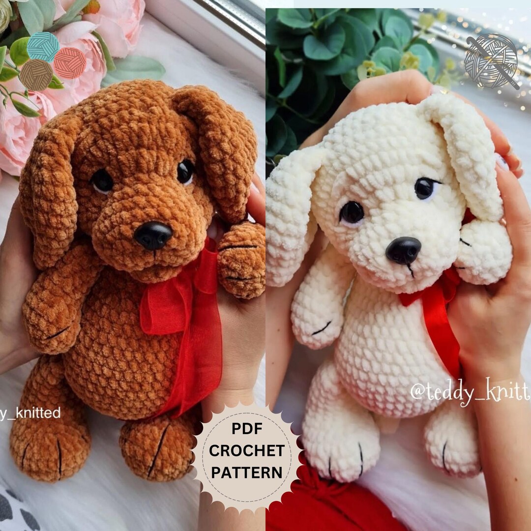 Dog Crochet Pattern, Labrador Dog Crochet Pattern, Amigurumi Labrador ...