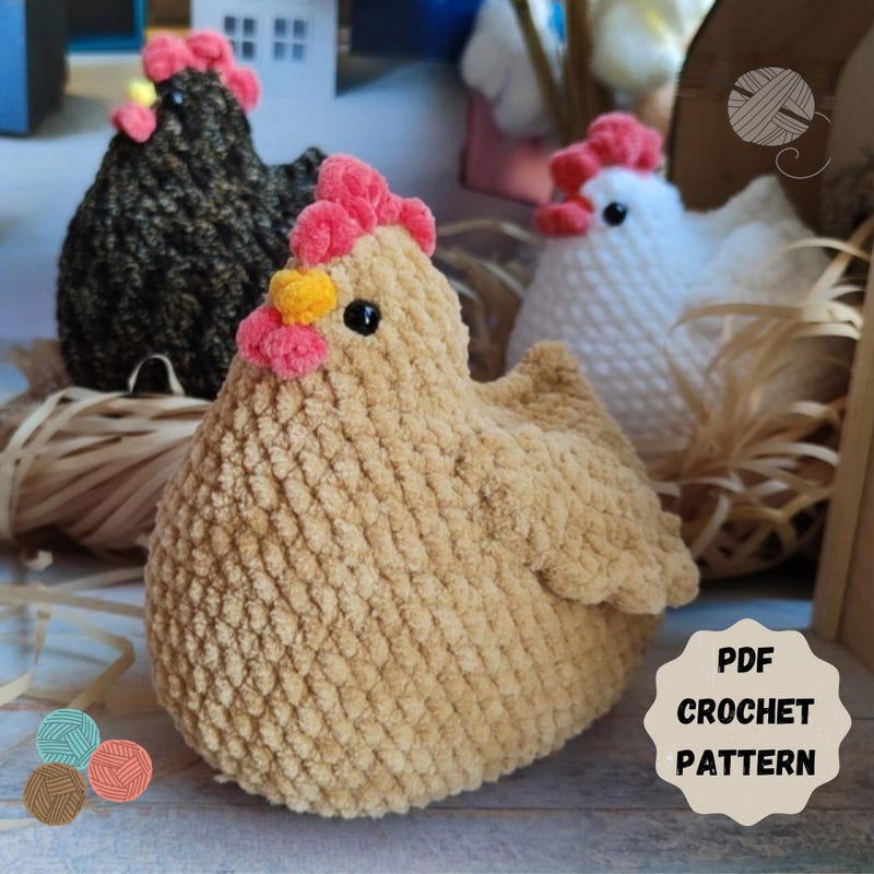 Plush Chicken - Etsy