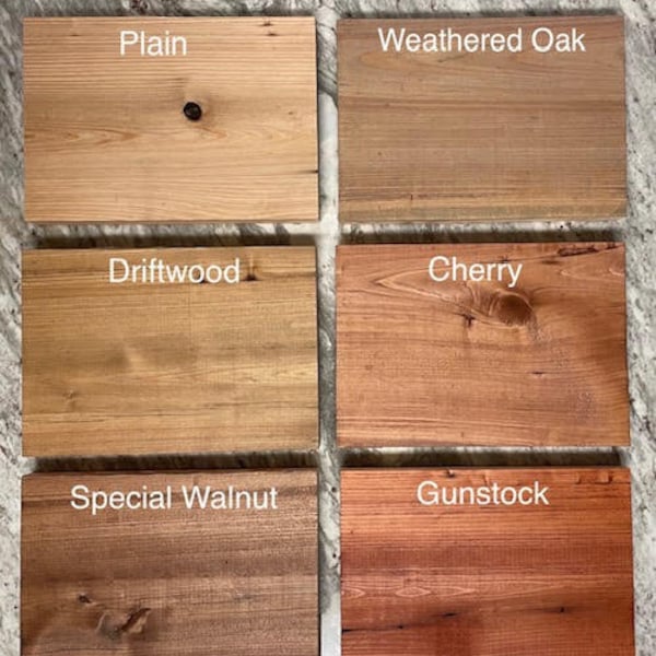 Pine Stain Samples - Etsy