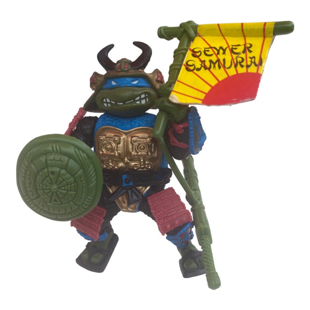 TMNT Leo the Sewer Samurai Action Figure 1990 - Teenage Mutant Ninja ...