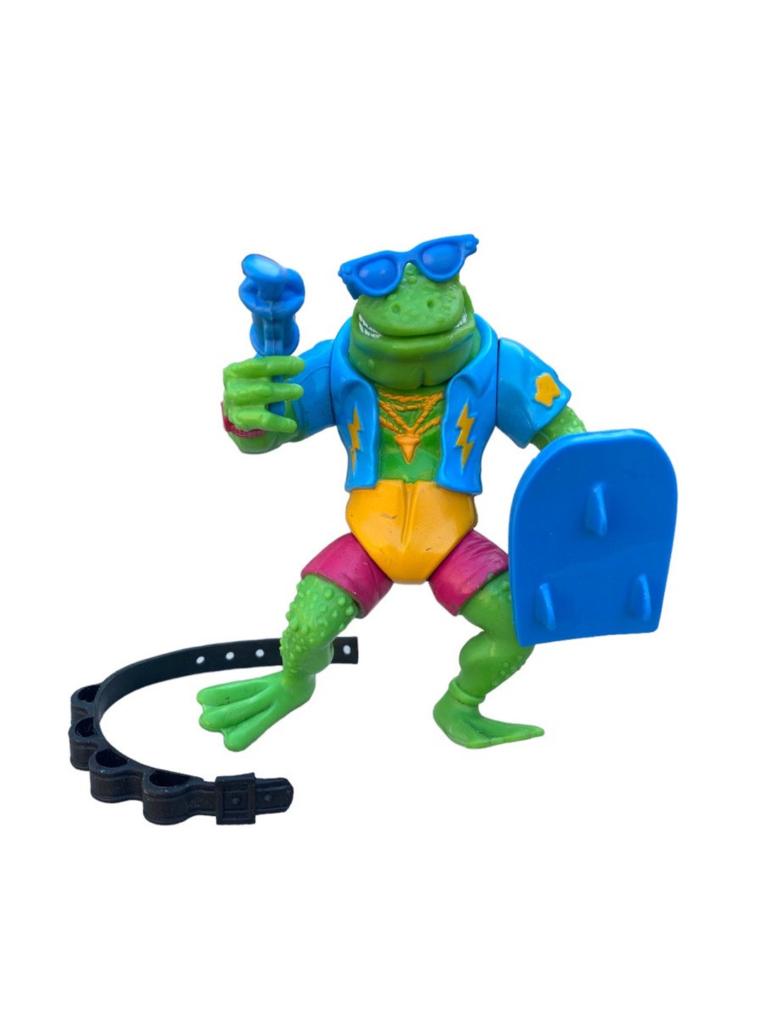 TMNT Genghis Frog Action Figure 1989 Teenage Mutant Ninja - Etsy