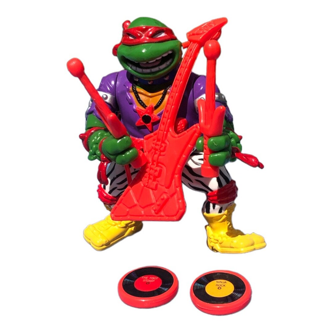 TMNT Heavy Metal Raph Action Figure 1991 Teenage Mutant Ninja Turtles ...