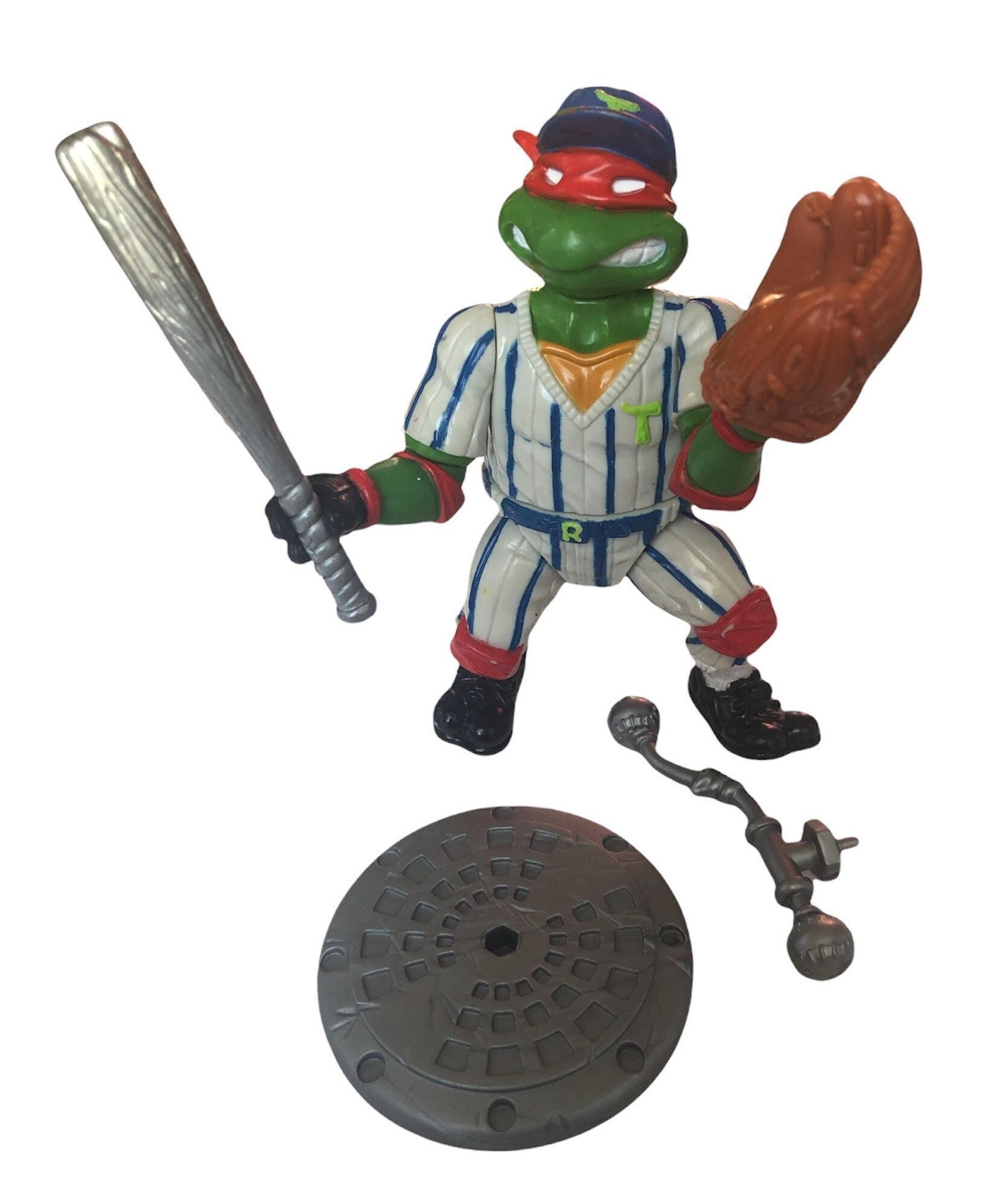 TMNT Grand Slammin' Raph Action Figure 1991 Teenage - Etsy