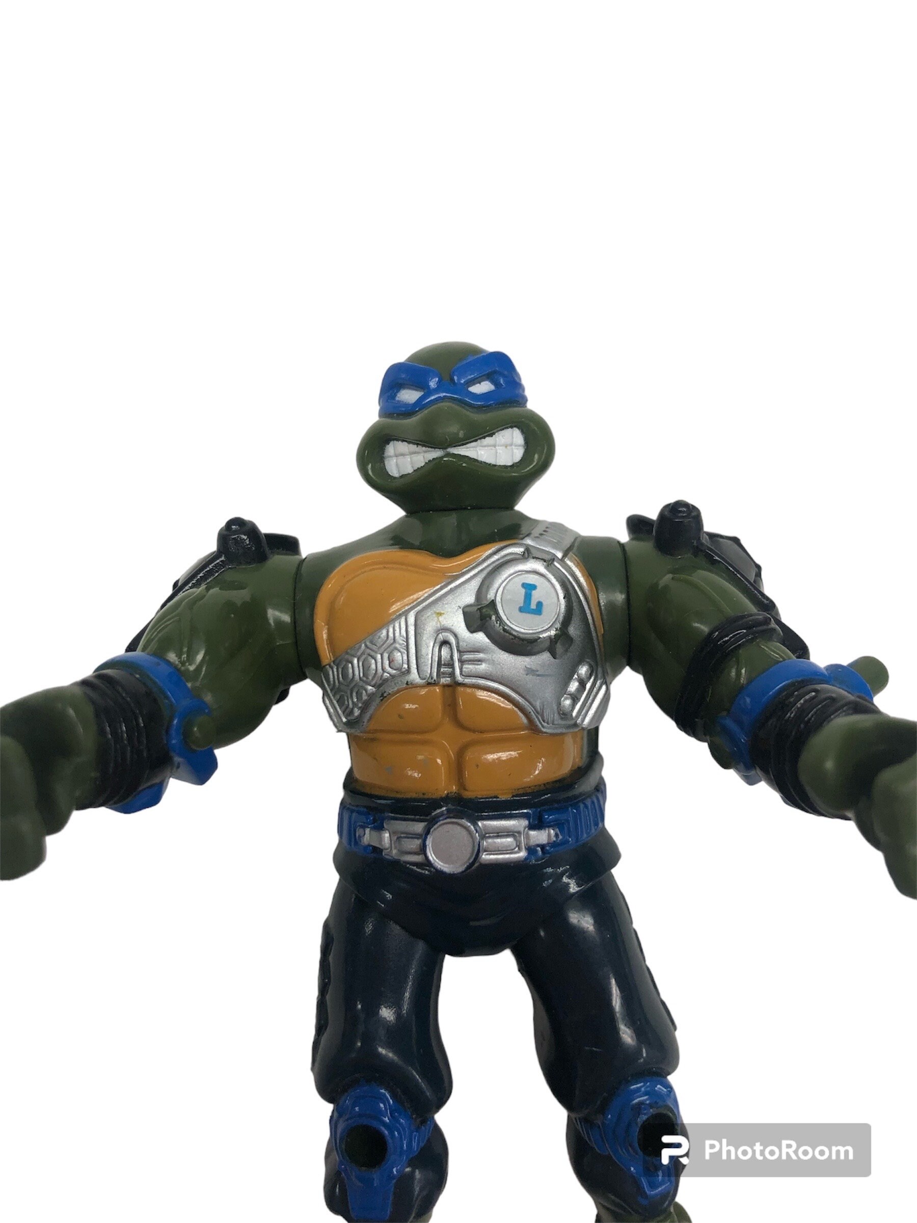 TMNT Metal Mutant Leonardo Action Figure 1995 Dragon Spirit Teenage ...