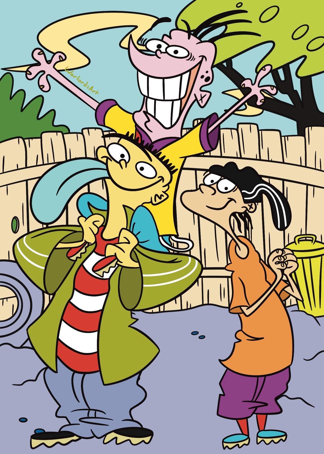 Ed Edd N Eddy Art Print 5x7 - Etsy
